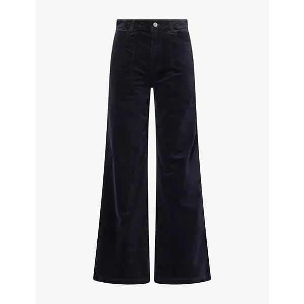 Paige Anessa Corduroy Cotton-stretch Trousers