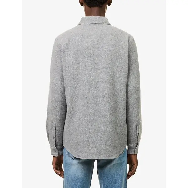 GODS TRUE CASHMERE Gemstone-embellished Cashmere Shirt
