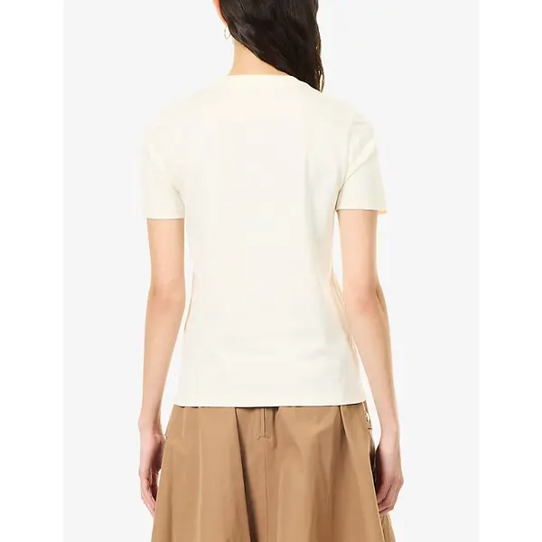 Moncler Logo-patch Embellished Cotton T-shirt