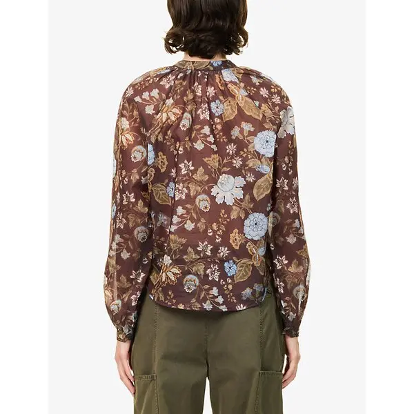 Rails Tali Sheer Woven Blouse