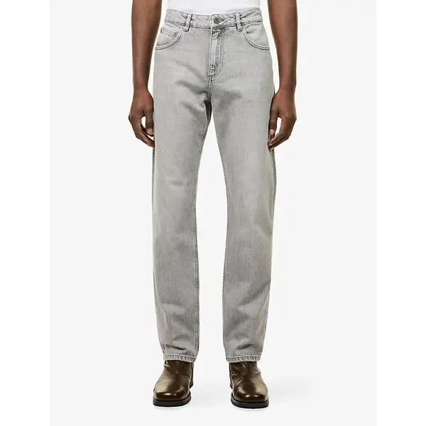 VINGT QUATRE Mid-rise Straight-leg Denim Jeans