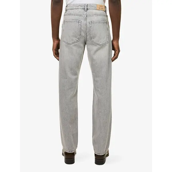 VINGT QUATRE Mid-rise Straight-leg Denim Jeans