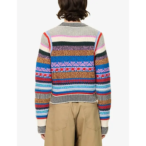 MOTHER The Extra Crop Wool Knit Jumper