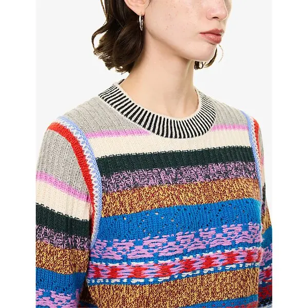 MOTHER The Extra Crop Wool Knit Jumper