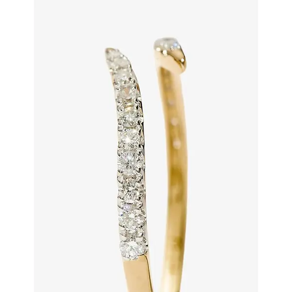 MISSOMA Fine Open Claw 9ct And 0.31ct Diamond Ring