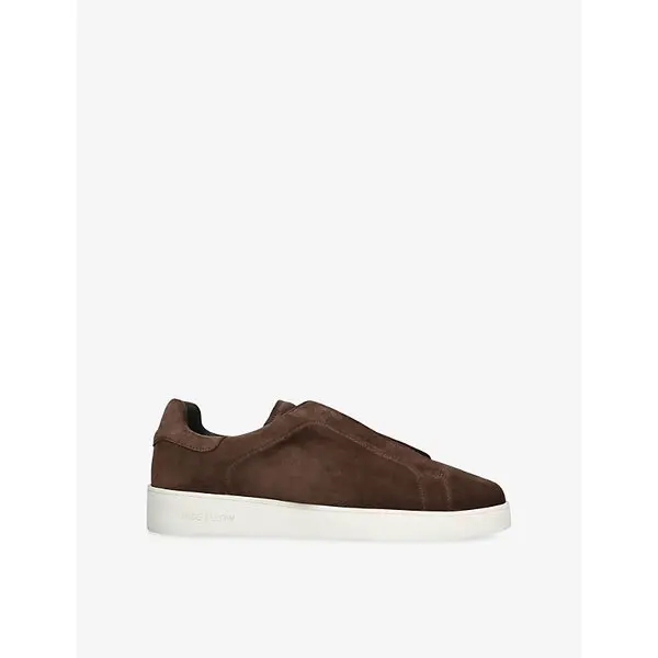 JUDE LLOW Luca Suede Slip-on Trainers