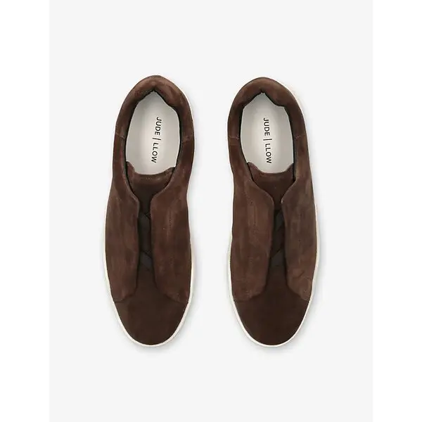 JUDE LLOW Luca Suede Slip-on Trainers