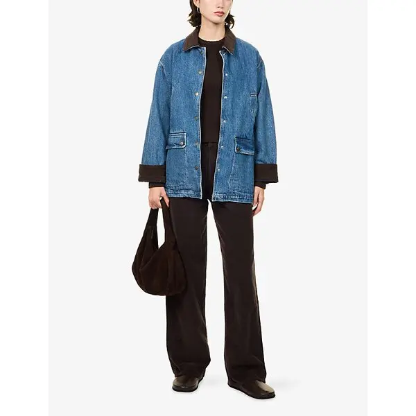 Rag & Bone Cassidy Contrast-collar Denim Jacket