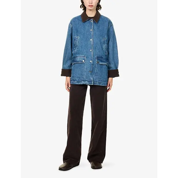 Rag & Bone Cassidy Contrast-collar Denim Jacket