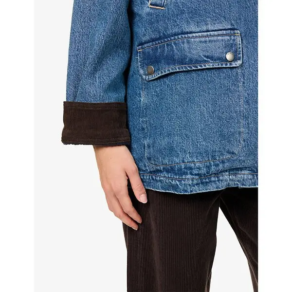 Rag & Bone Cassidy Contrast-collar Denim Jacket