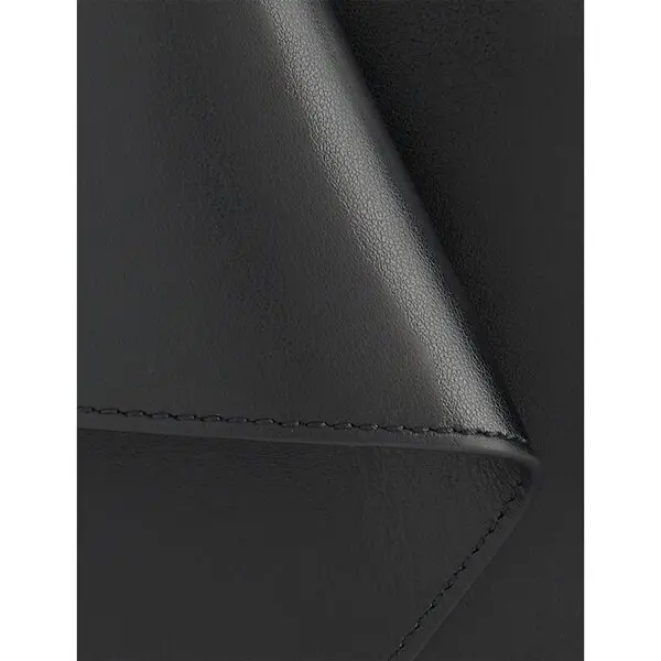 TOTEME Mercer Small Leather Tote Bag - Black/red