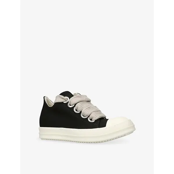 Rick Owens Jumbo-lace Low Canvas Trainers