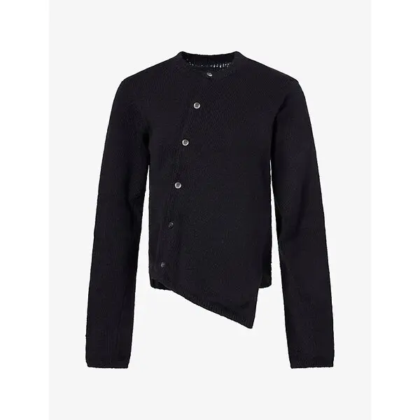 Comme Des Garçons Asymmetric Knit Cardigan