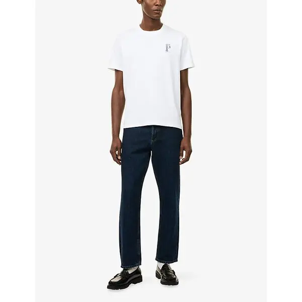 PERCIVAL Cyril Embroidered-logo Cotton T-shirt