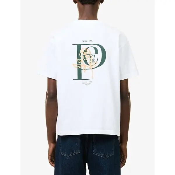 PERCIVAL Earl Print Cotton T-shirt