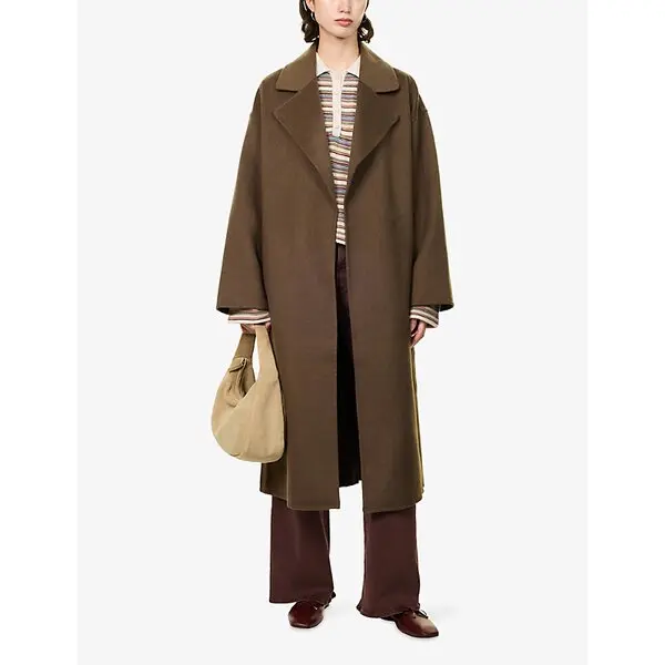 Paige Connery Longline Wool-blend Coat