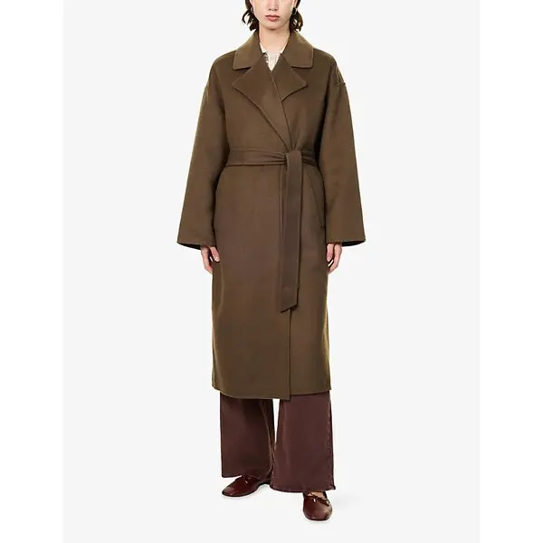 Paige Connery Longline Wool-blend Coat