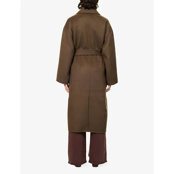 Paige Connery Longline Wool-blend Coat
