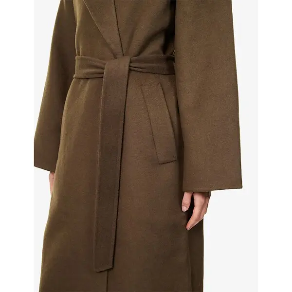 Paige Connery Longline Wool-blend Coat