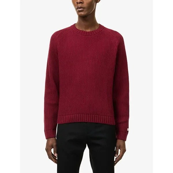 PERCIVAL Fisherman Ribbed Cotton Jumper