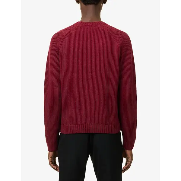 PERCIVAL Fisherman Ribbed Cotton Jumper