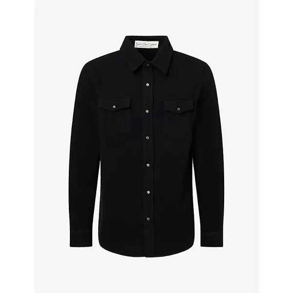 GODS TRUE CASHMERE Gemstone-embellished Cashmere Shirt