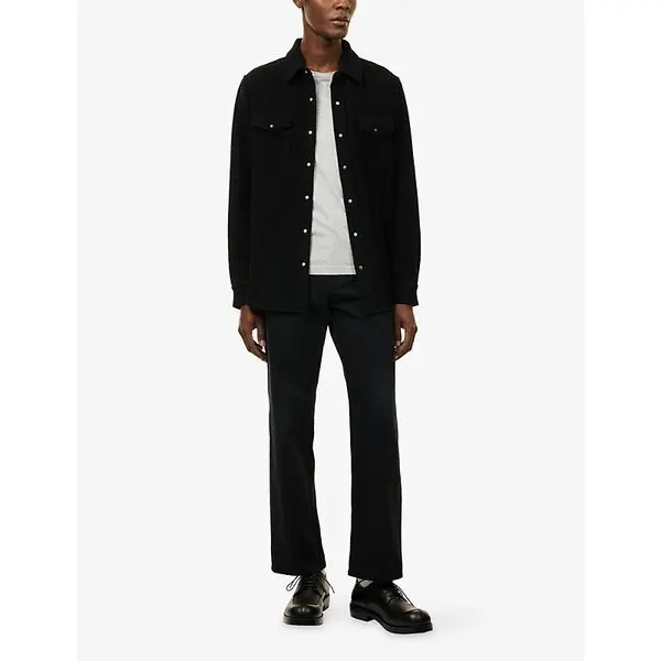 GODS TRUE CASHMERE Gemstone-embellished Cashmere Shirt