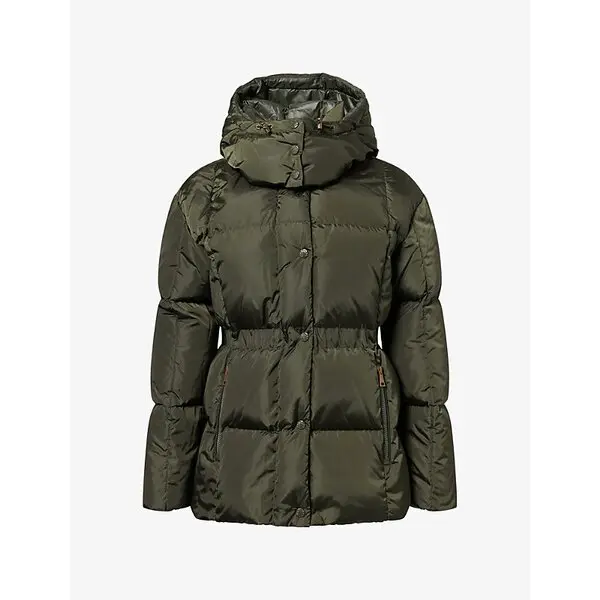 Moncler Agneux Hooded Shell Jacket - Green