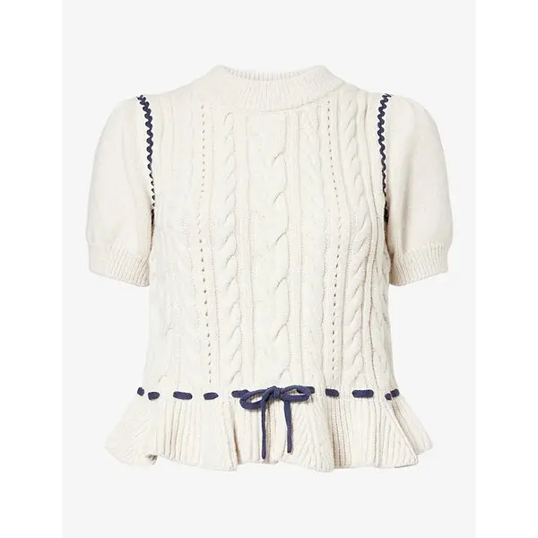 Rails Chandi Cable-knit Jumper - Heather Oat