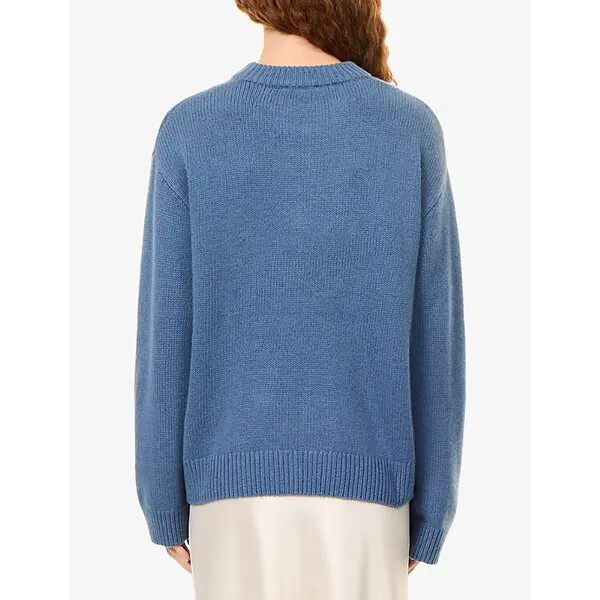 Rails Helly Round-neck Wool, Cotton And Cashmere Jumper