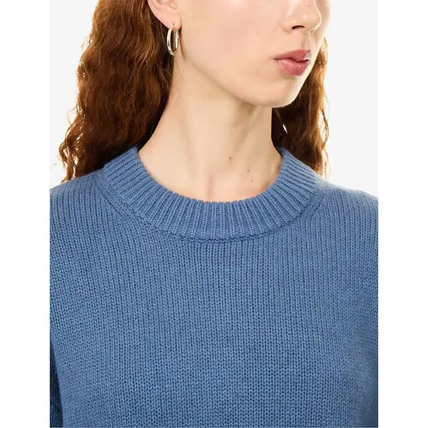 Rails Helly Round-neck Wool, Cotton And Cashmere Jumper