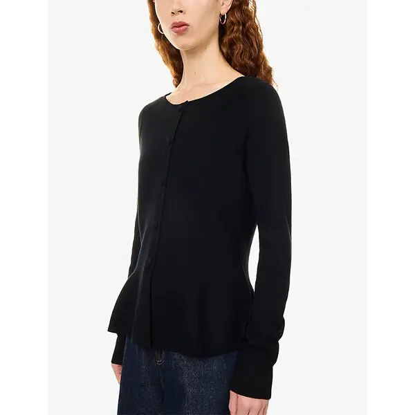 Rails Diane Peplum Knitted Cardigan