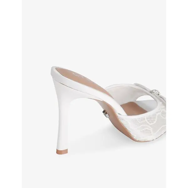 Carvela Isabella Lace Heeled Mules