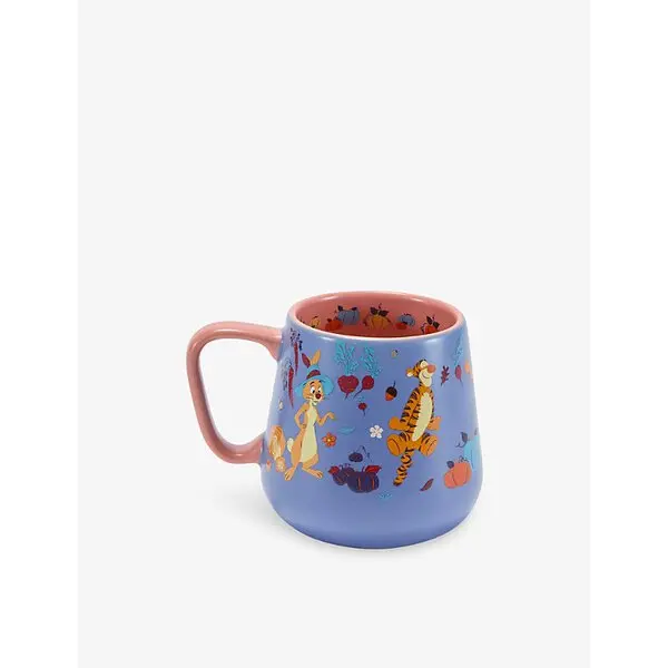 THE DISNEY STORE AT SELFRIDGES Winnie The Pooh Tigger Autumn Ceramic Mug 425ml - Multi-coloured