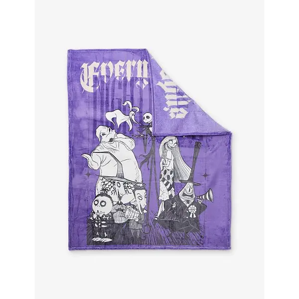 THE DISNEY STORE AT SELFRIDGES The Nightmare Before Christmas Throw 152cm X 127cm