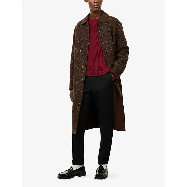 PERCIVAL Minnesota Longline Wool-blend Coat