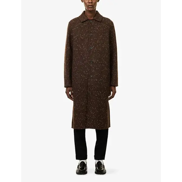 PERCIVAL Minnesota Longline Wool-blend Coat