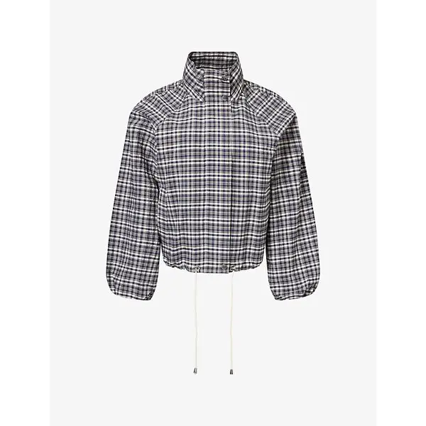 Rails Blake Funnel-neck Woven Jacket - Mini Check