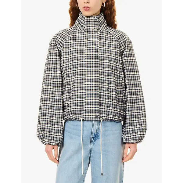 Rails Blake Funnel-neck Woven Jacket
