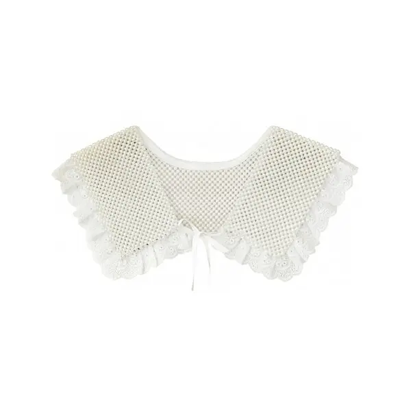BAIJAN Moonlight Lace Collar - White