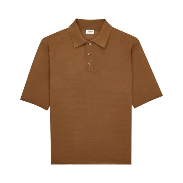 Saint Laurent Short Sleeve Polo