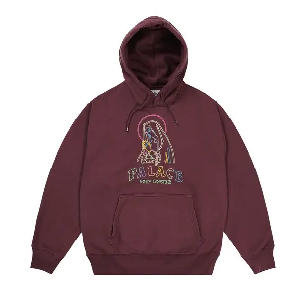 PALACE Pray For Us Hood 'maroonish - Red