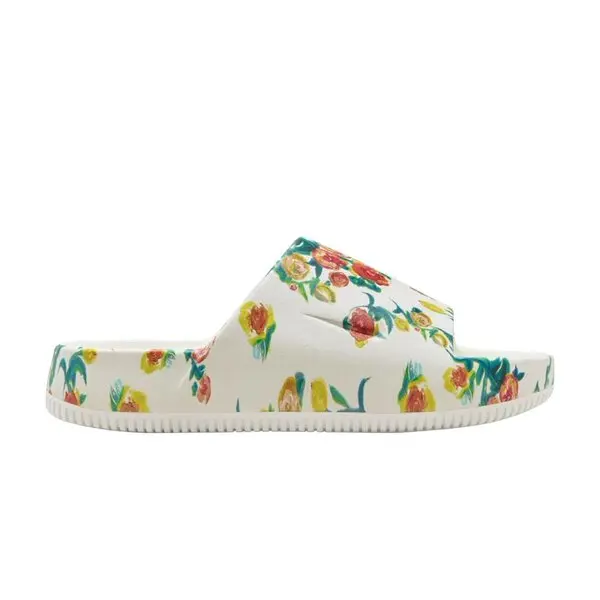 Nike Wmns Calm Slide 'floral - White