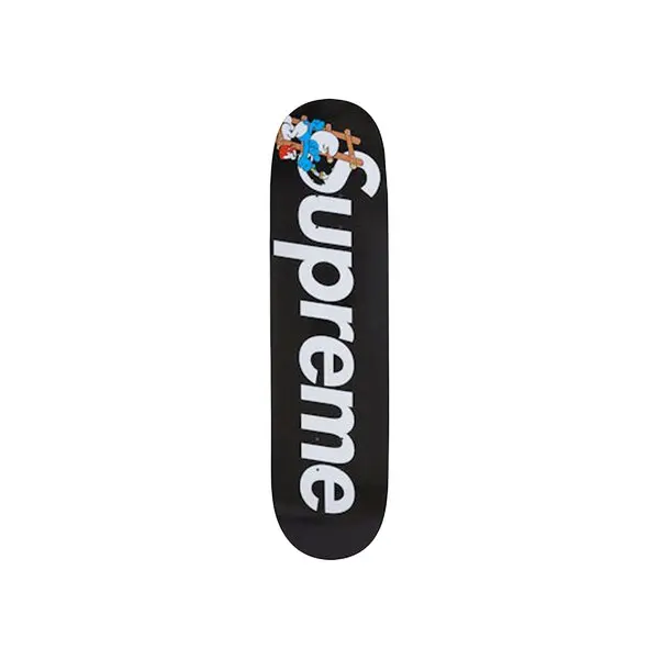 Supreme Smurfs Skateboard - Black