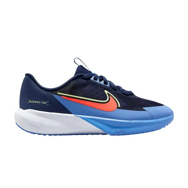 Nike Sonic Fly Gs 'midnight Navy Crystal Tint Hot Lava - Blue