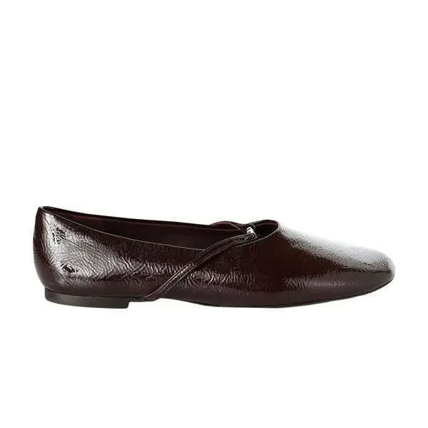Tory Burch Wmns Gemini Link Mary Jane Ballet 'plum - Silver