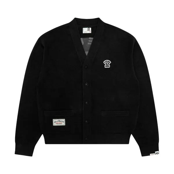 AAPE Now Moonface V-neck Cardigan