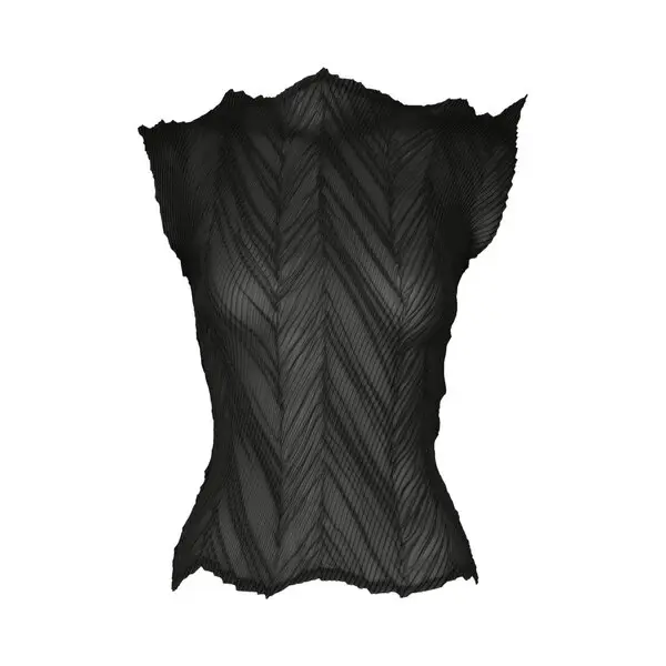 Issey Miyake Zigzag Pleats Shirt