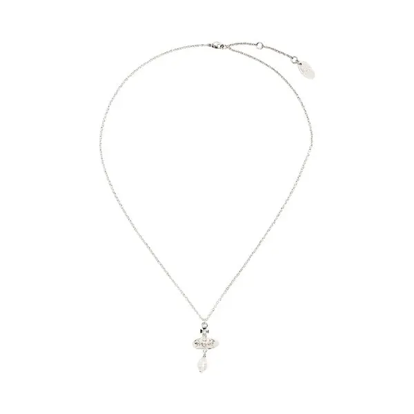 VIVIENNE WESTWOOD Aleksa Pendant 'pearl/crystal - White