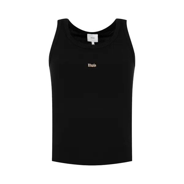 Rhude Logo Ribbed Tank Top